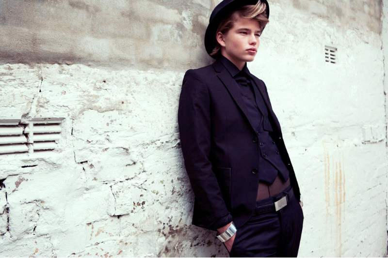 Jordan Barrett in Secrets & Lies by David K. Shields for Fashionisto ...