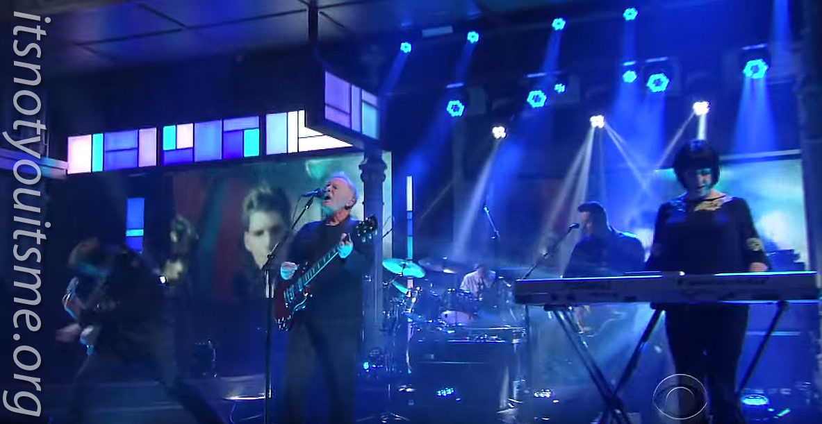 New Order Perform ‘Singularity’ on Colbert - Its Not You Its Me Media