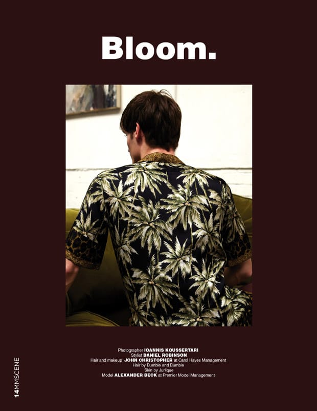 Alexander Beck in Bloom for MMSCENE Magazine August 2016 Issue - Its ...