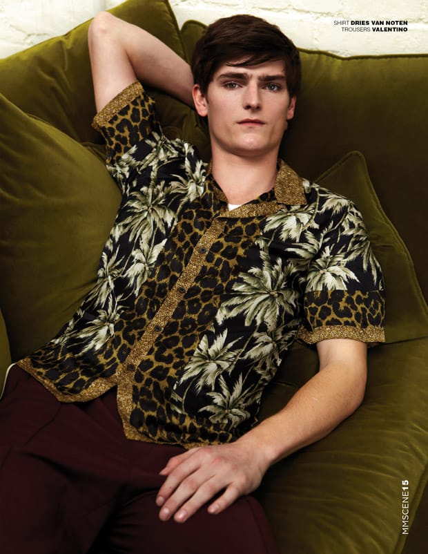 Alexander Beck in Bloom for MMSCENE Magazine August 2016 Issue - Its Not You Its Me Media