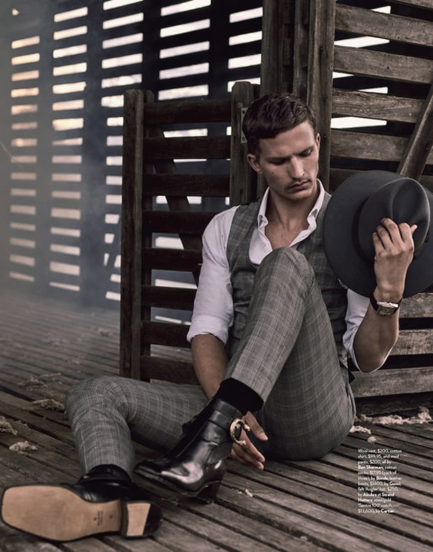 Nathaniel Visser is Off to the Races for GQ Australia November 2016 ...