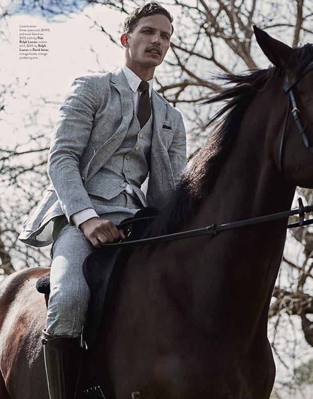 Nathaniel Visser is Off to the Races for GQ Australia November 2016 ...