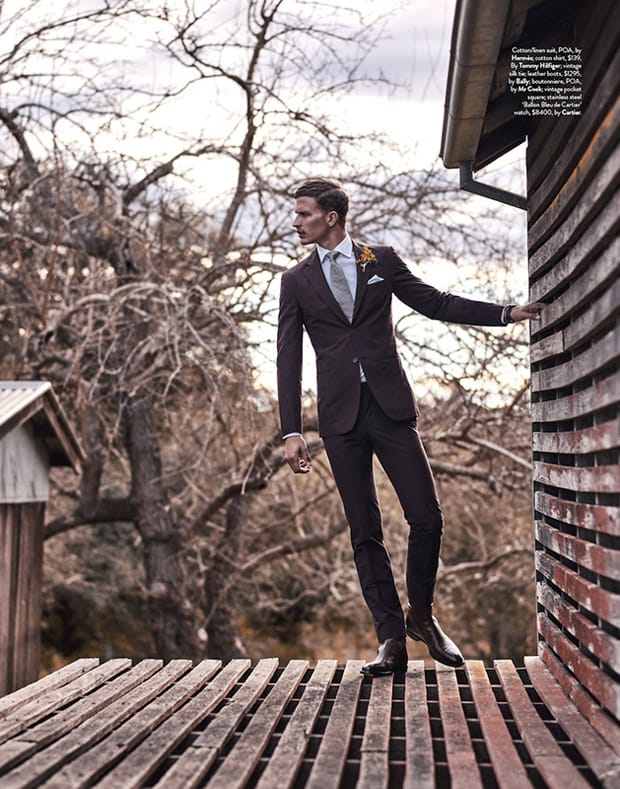 Nathaniel Visser is Off to the Races for GQ Australia November 2016 ...