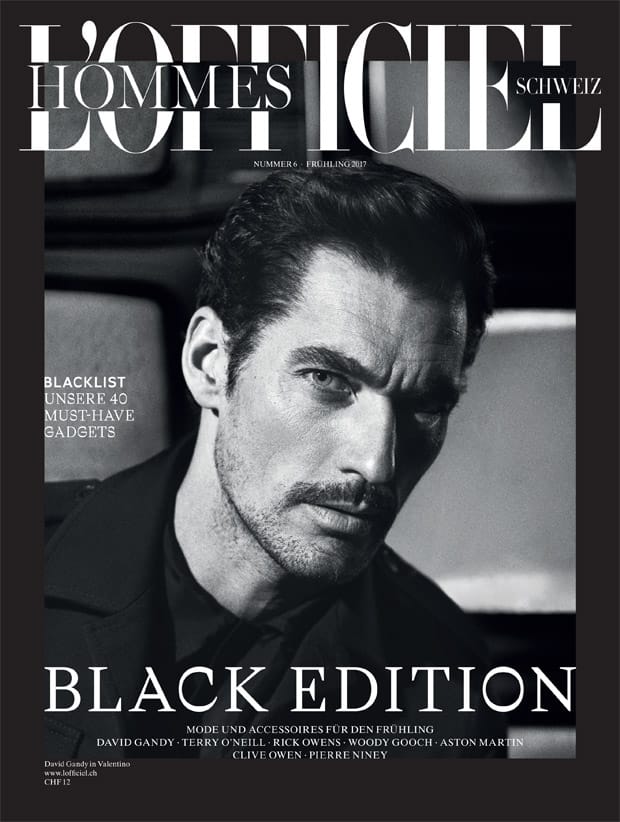 David Gandy is the Cover Star of L’Officiel Hommes Switzerland Spring ...