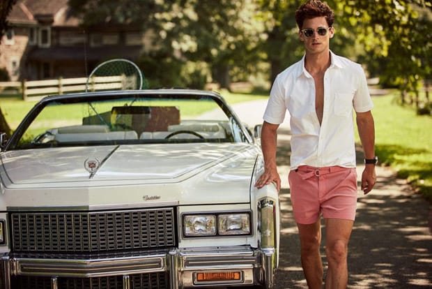 Supermodel Garrett Neff Models Katama Spring Summer 2017 Collection ...