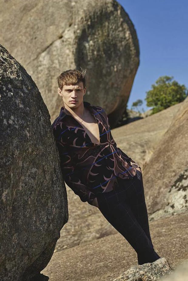 Julian Schneyder Models Louis Vuitton for GQ Australia May 2017 Issue ...