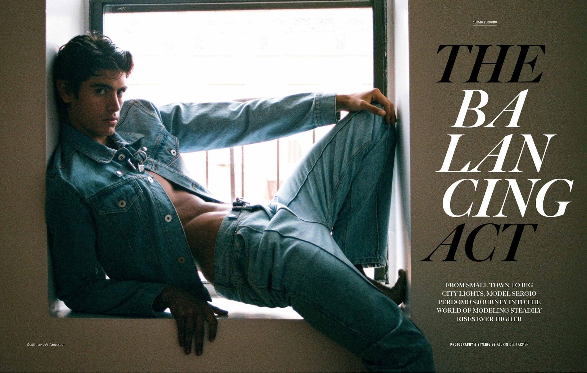 Cover Boy Super Model: Sergio Perdomo In “The Balancing Act” Lensed By ...