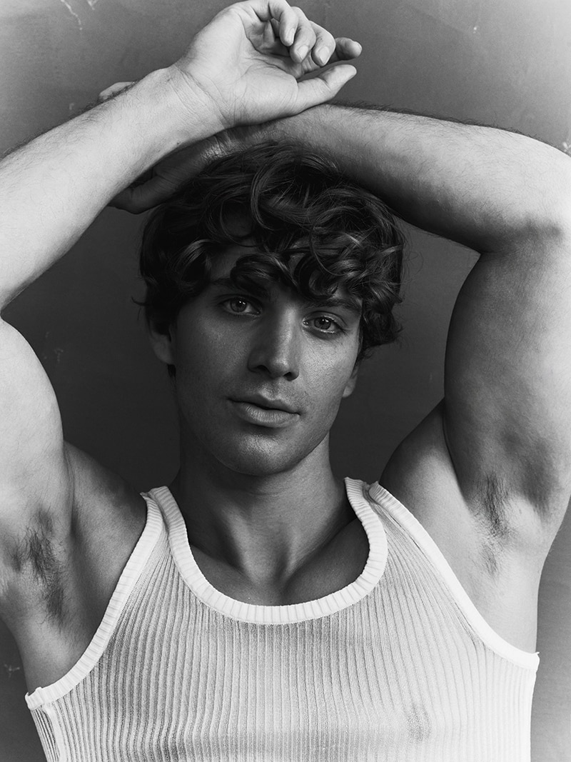 Model Lejs Ibrahimovic Strikes A Pose. - Its Not You Its Me Media