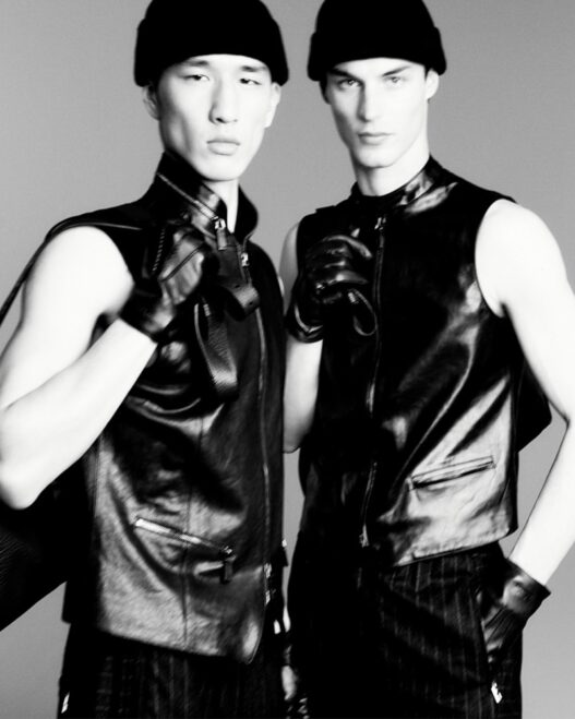 Supermodel Kit Butler Joins Samuel Elie for Giorgio Armani’s F/W 2025 ...