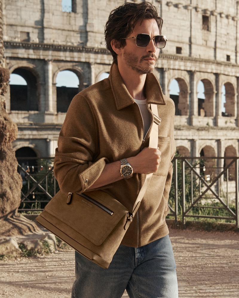 Actor Turned Model the Logan Lerman for Michael Kors Fall 2025 Campaign ...