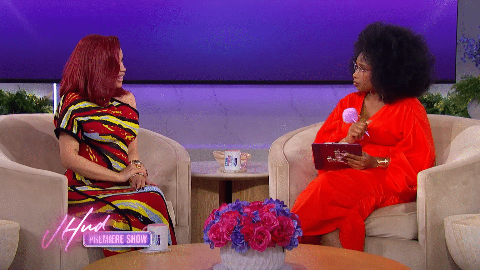 Cardi B Sends Giggles & Smiles Stopping By ‘The Jennifer Hudson Show ...