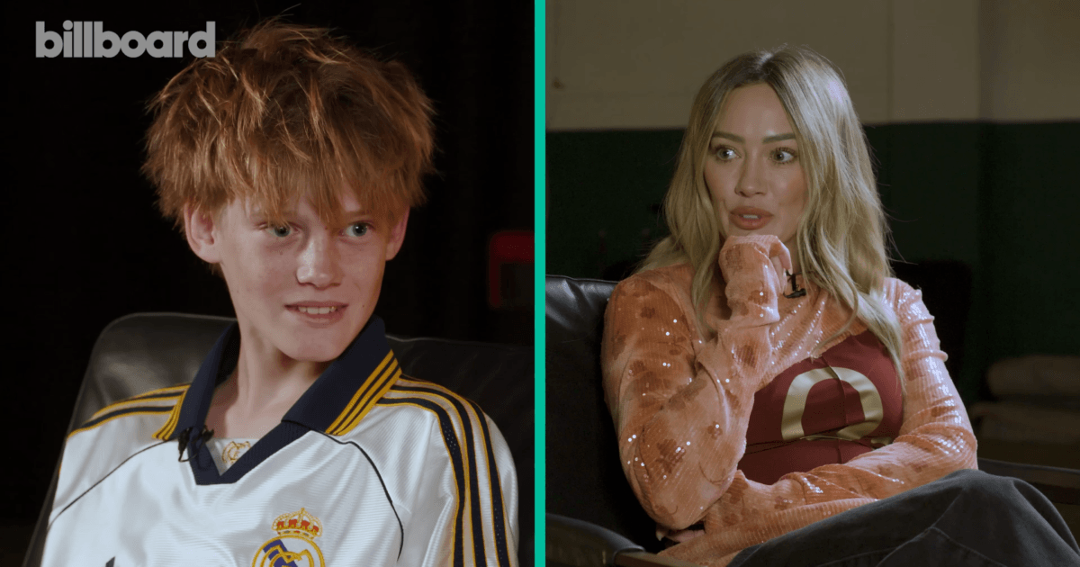Hilary Duff & Son Luca Talk New Album on Billboard Family