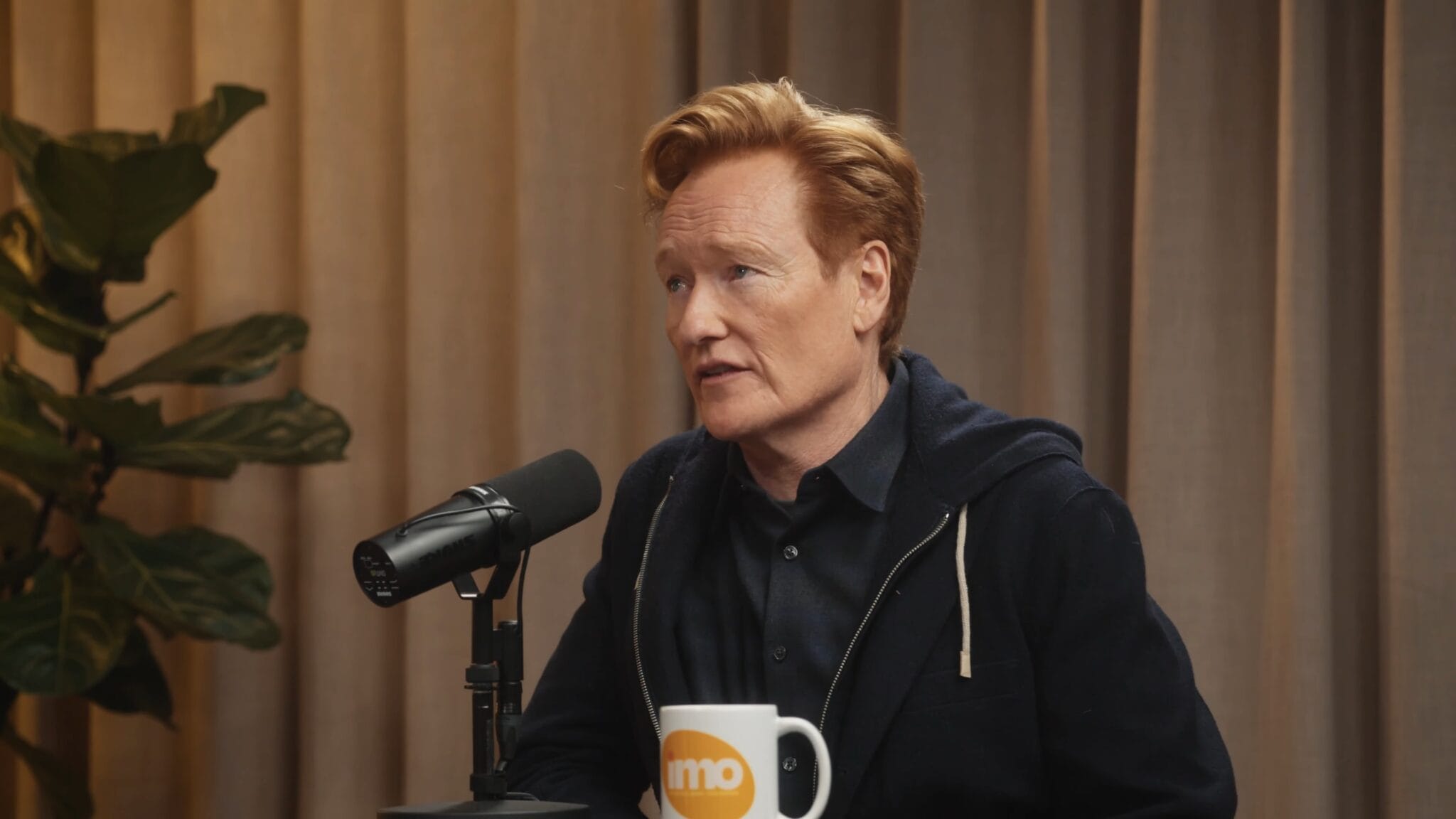 CONAN O’BRIEN Visits for Laughs & Thoughts on Michelle Obama’s Pod “IMO”